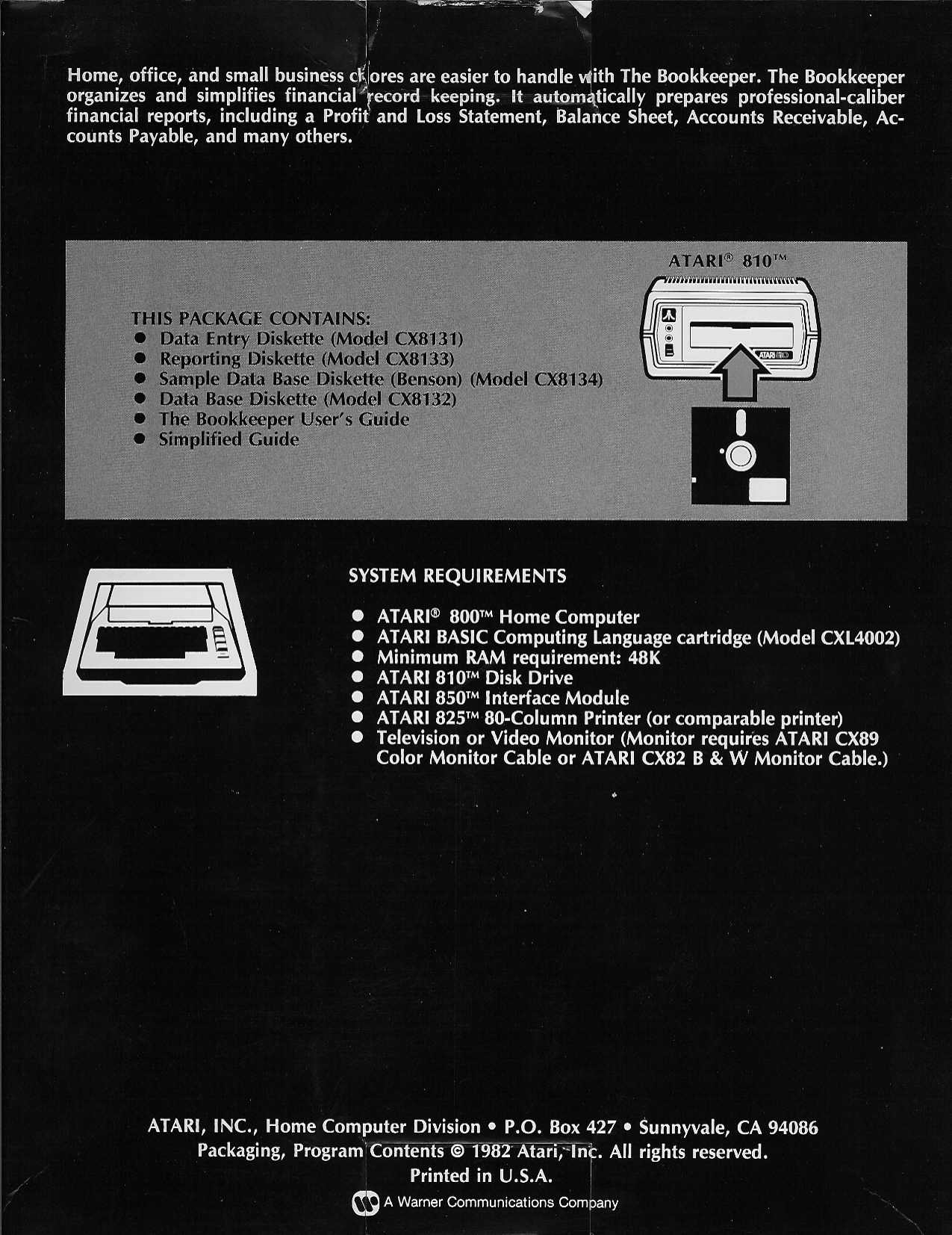 AtariWiki V3.1: The Bookkeeper